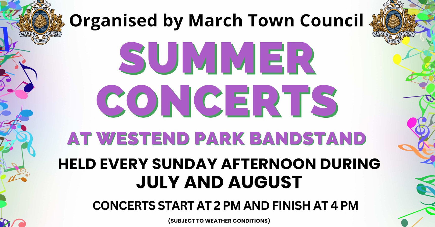 March Events Calendar | March Town Council